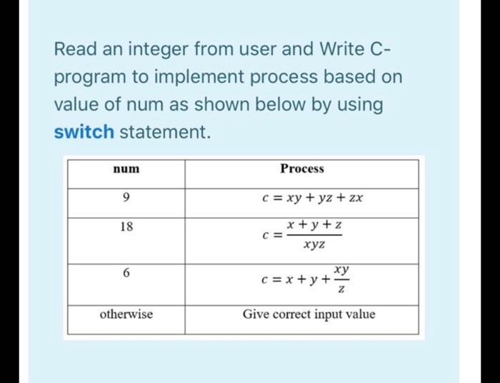 Solved Read An Integer From User And Write C Program To 8241