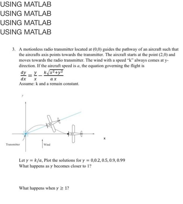 Solved Using Matlab Using Matlab Using Matlab Using Matlab 5811