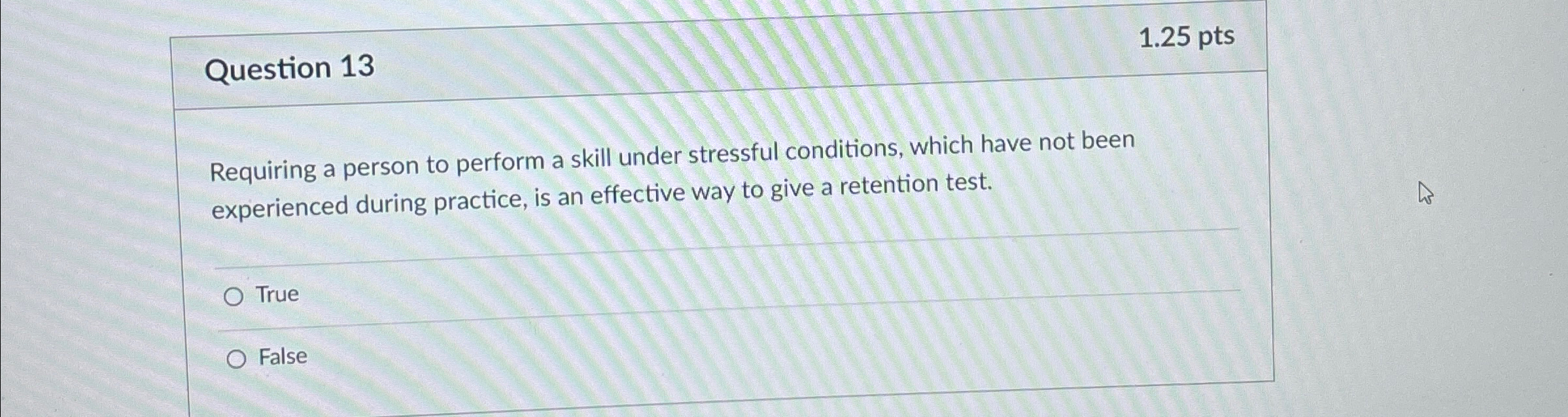 Solved Question 131.25 ﻿ptsRequiring a person to perform a | Chegg.com