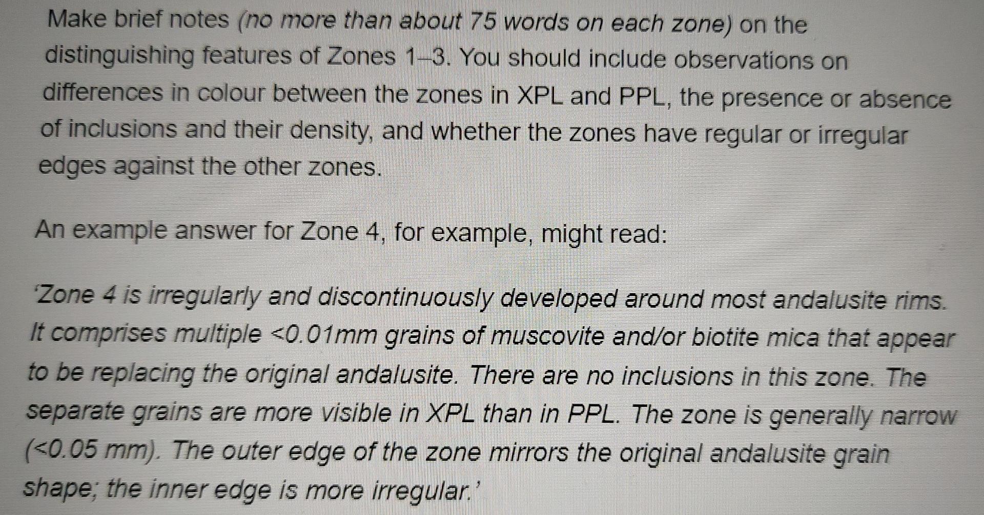Solved KEY Zone 1: Core Zone 2: Mantle Zone 3: Rim Zone 4: | Chegg.com