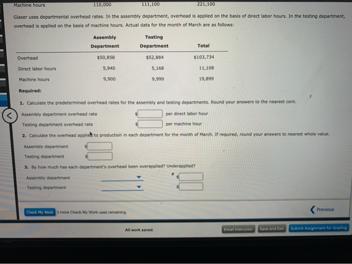 Solved eBook Calculator Print Item Calculating Departmental | Chegg.com