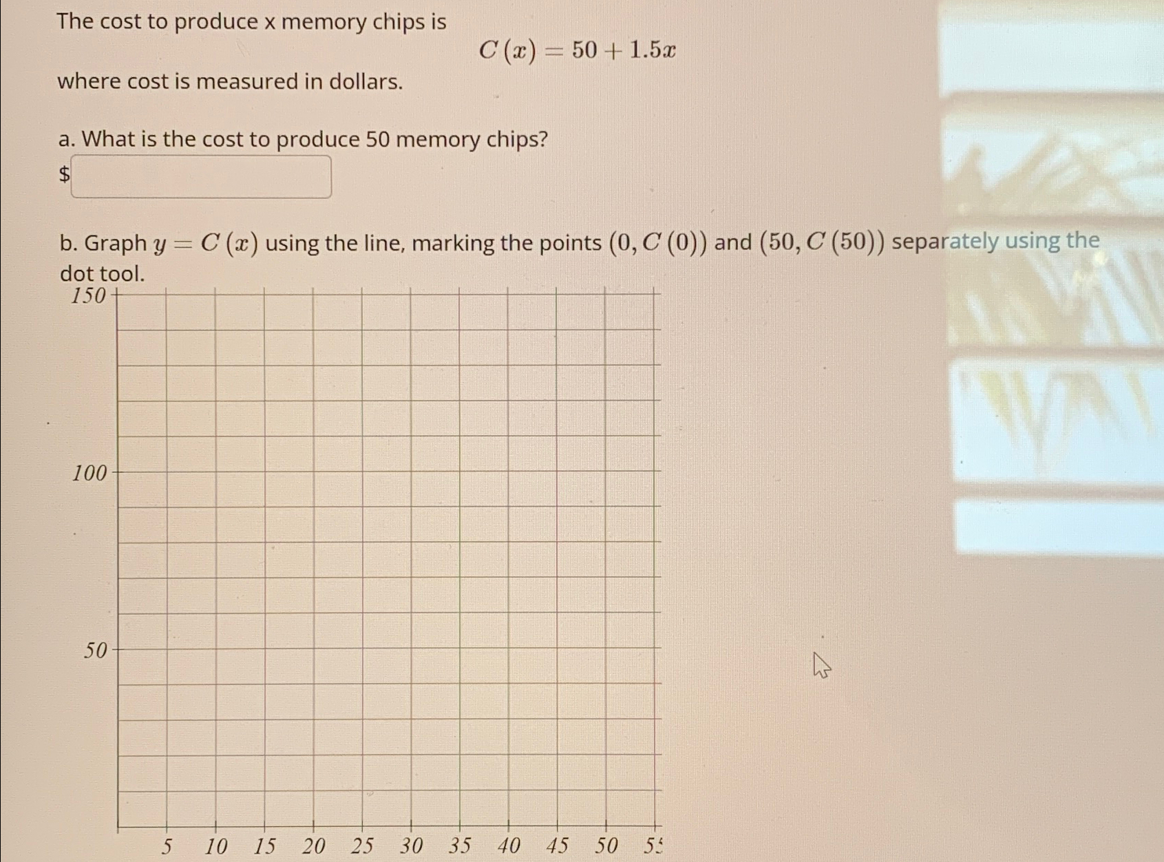 Solved The cost to produce x ﻿memory chips | Chegg.com