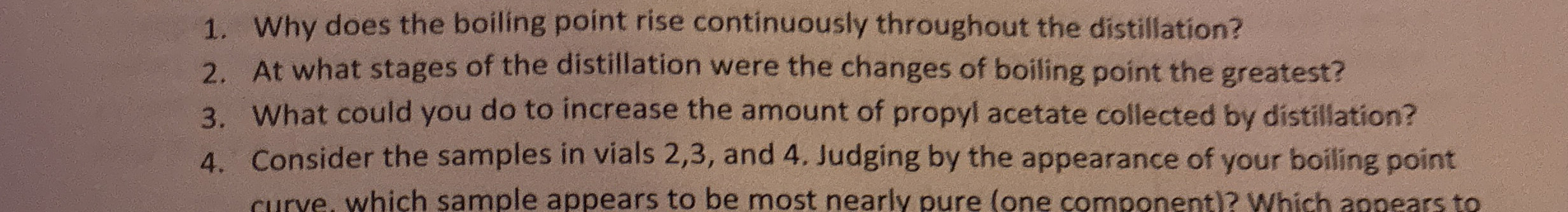 Solved Why does the boiling point rise continuously | Chegg.com