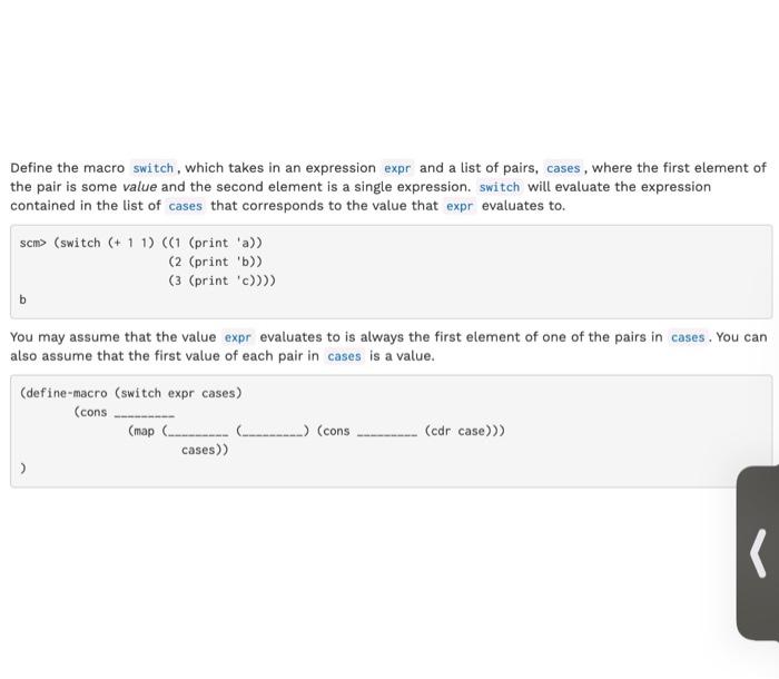 Use cond, car, eval, lambda function, and | Chegg.com