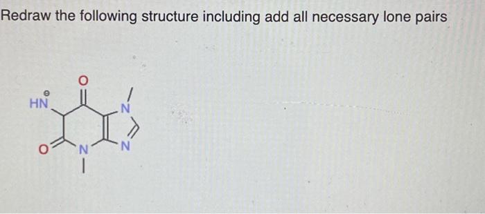 Solved Redraw the following structure including add all | Chegg.com