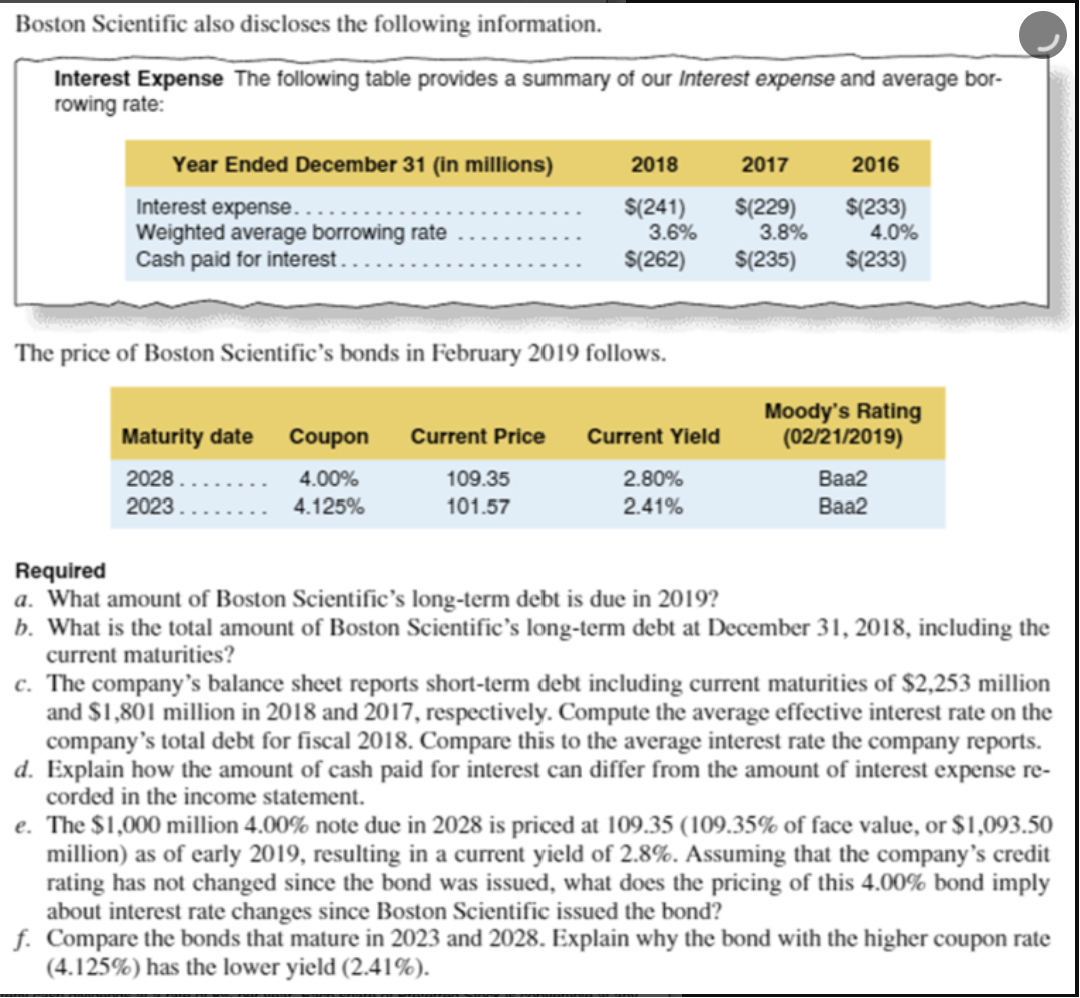 P7-47. ﻿Interpreting Debt Footnotes on Interest Rates | Chegg.com