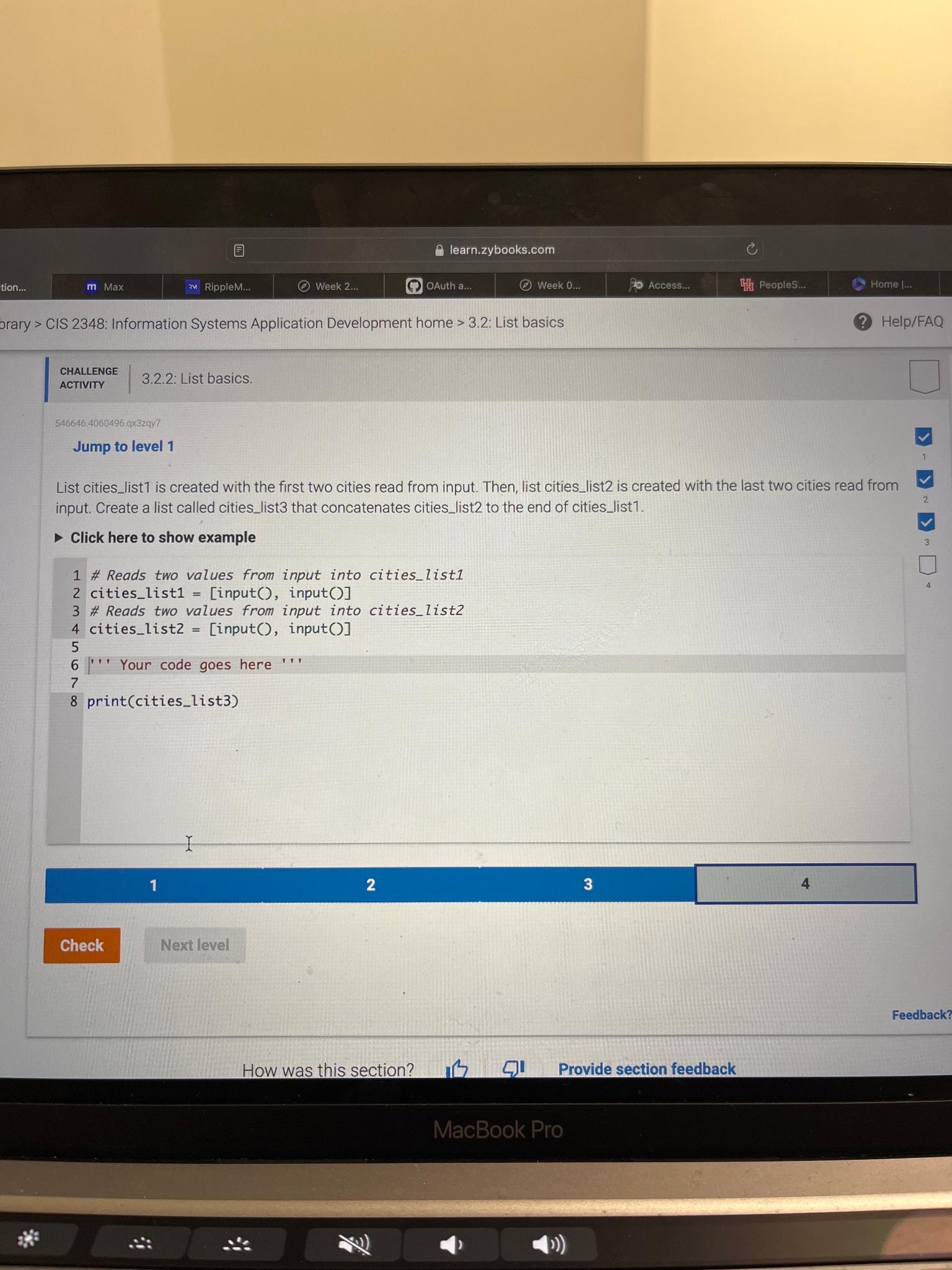 Solved learn.zybooks.comOAuth a...Week 0..Peoples...Home | Chegg.com