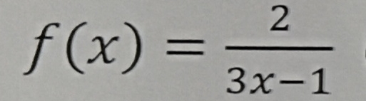 Solved Find the domain and range of the functions:f(x)=23x-1 | Chegg.com
