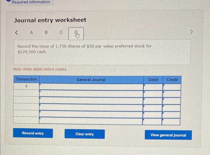 Solved Required informotion Use the following information | Chegg.com