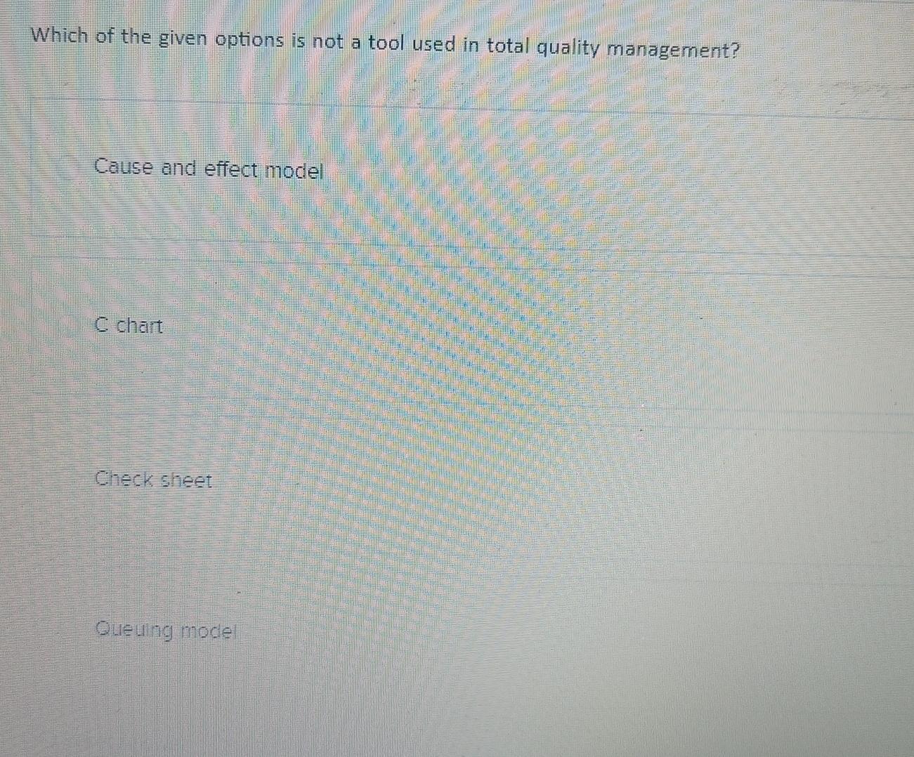 Solved Which of the given options is not a tool used in | Chegg.com