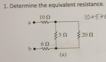 Solved Determine the equivalent resistance.(a) | Chegg.com