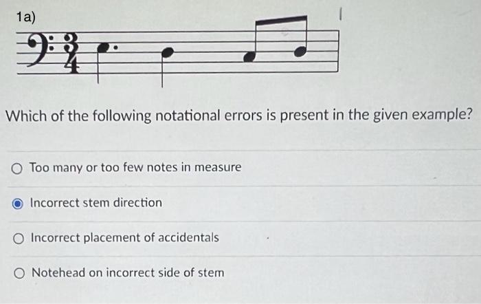 Which of the following notational errors is present | Chegg.com