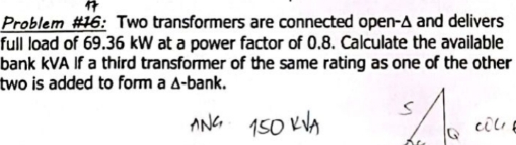 Solved How to solve Problem #16: Two transformers are | Chegg.com