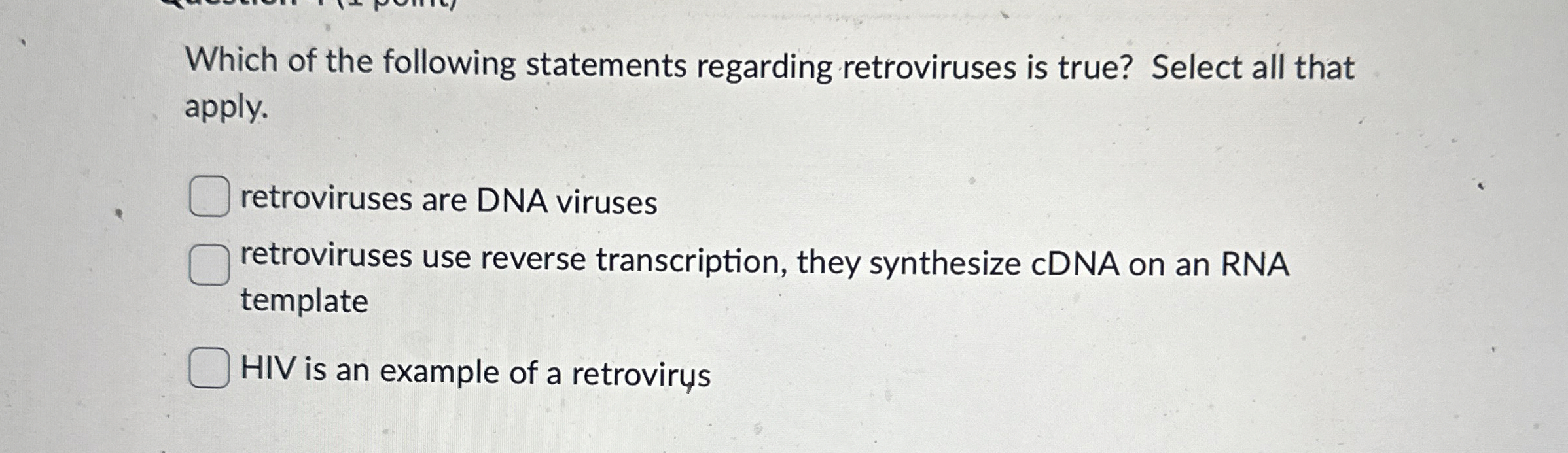 Solved Which of the following statements regarding | Chegg.com