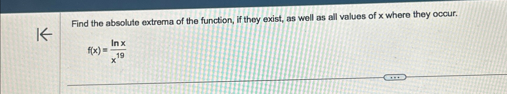 Solved Find the absolute extrema of the function, if they | Chegg.com