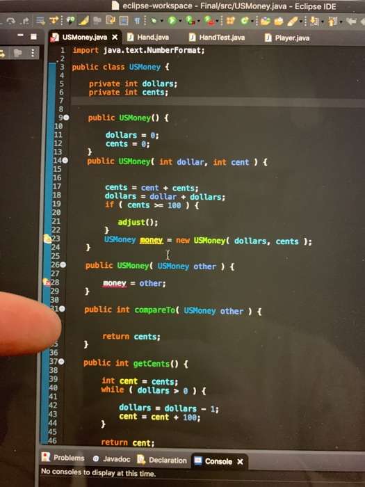 Solved how do I properly create the CompareTo method. Trying | Chegg.com