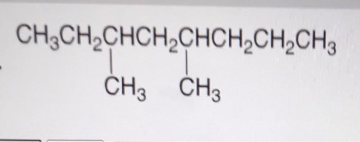 Solved CH,CH,CHCH,CHCH,CH.CH CH3 CH3 | Chegg.com
