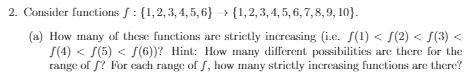 Solved Consider functions | Chegg.com