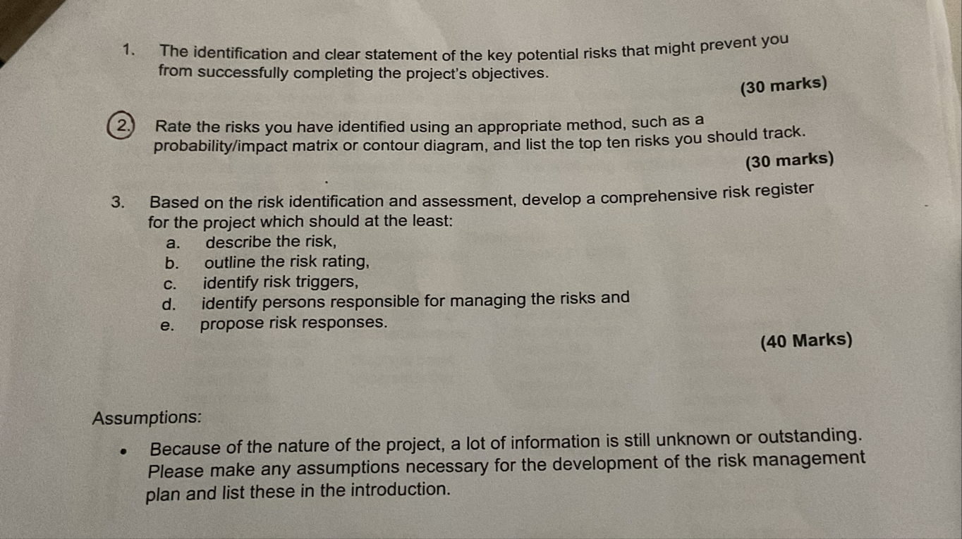 Solved The identification and clear statement of the key | Chegg.com