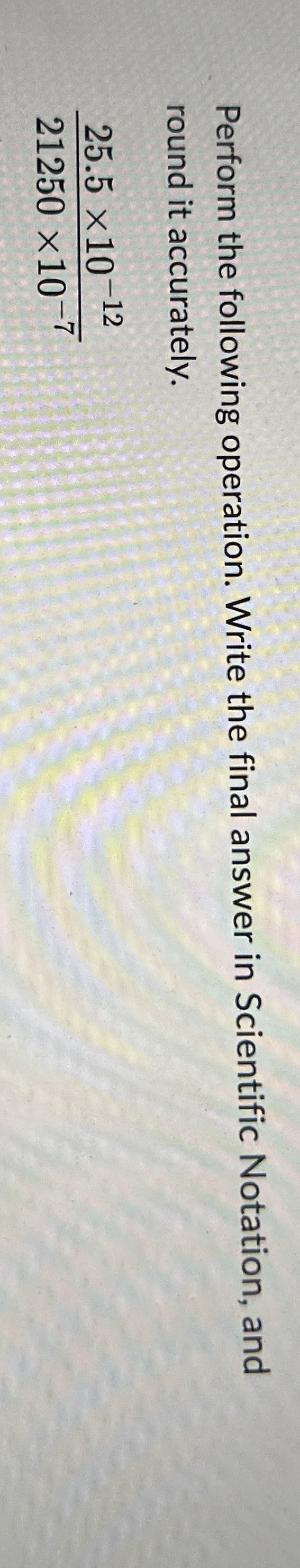 Solved Perform the following operation. Write the final | Chegg.com