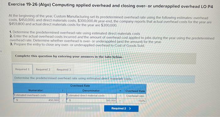 Solved Exercise 19 26 Algo Computing Applied Overhead And 
