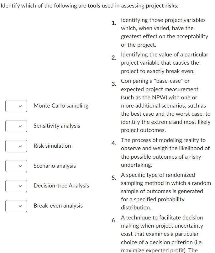 Solved Identify which of the following are tools used in | Chegg.com