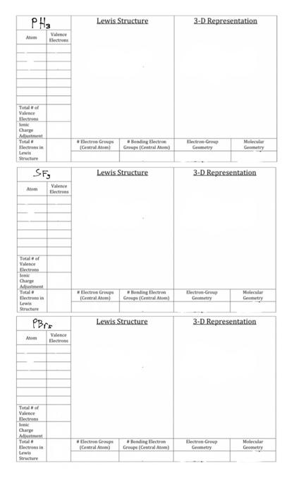 Solved Complete this VSEPR report form and it H20 Lewis | Chegg.com