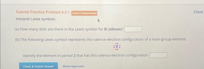 Solved Tutored Practice Problem 8.2.1 Interpret Lewis | Chegg.com