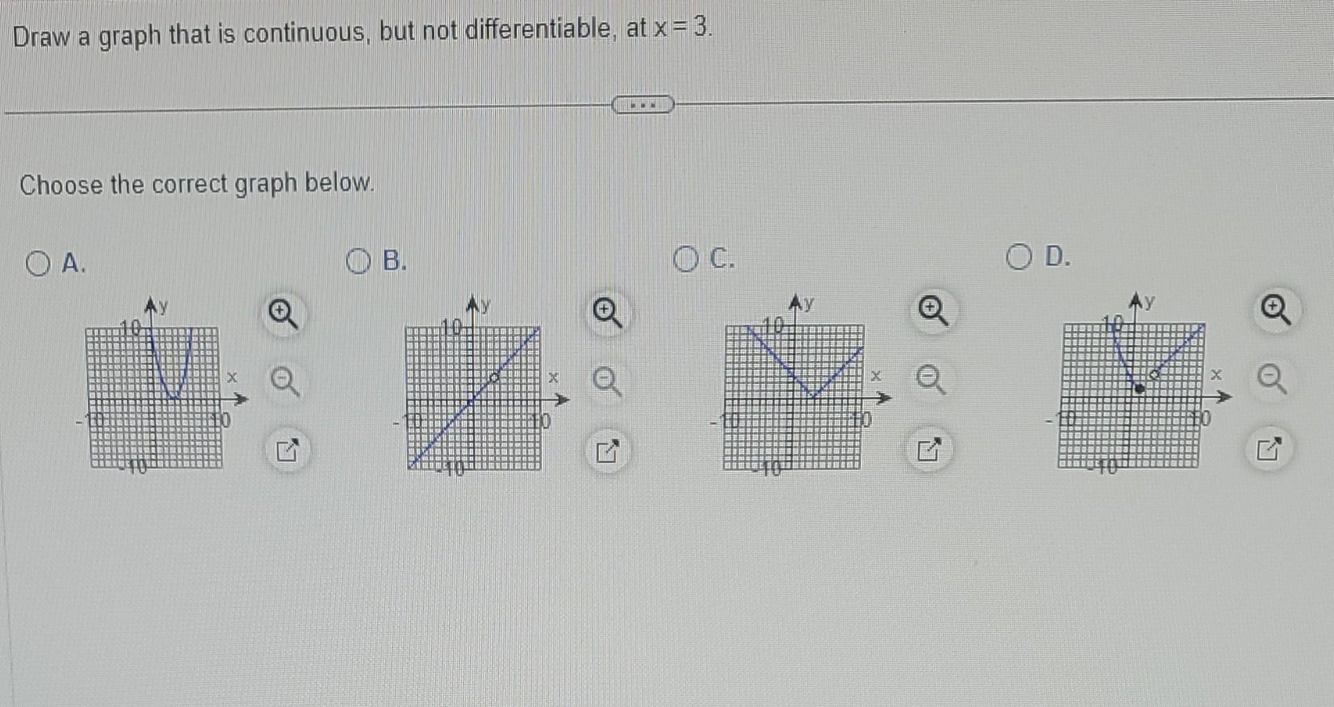 Solved Draw a graph that is continuous, but not | Chegg.com