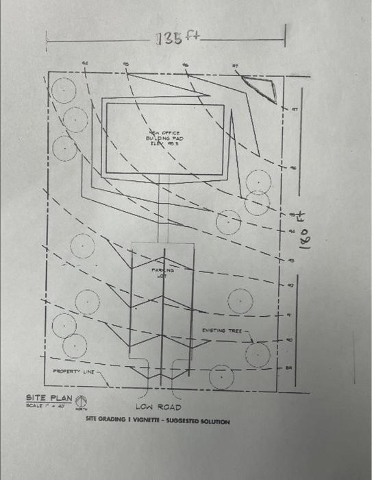 Conduct a cut and fill analysis of the attached | Chegg.com