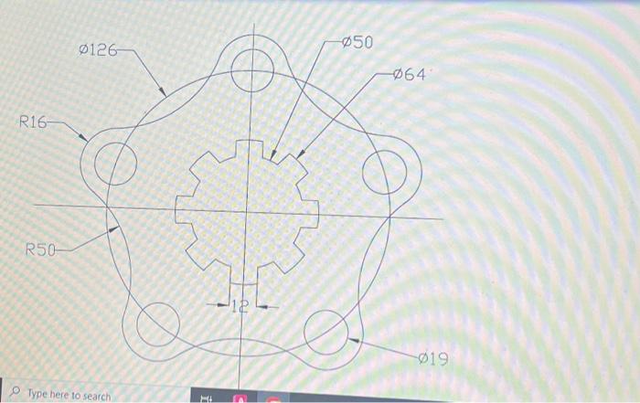 HW4 1. Draw the following drawings. 2.add dimensions | Chegg.com