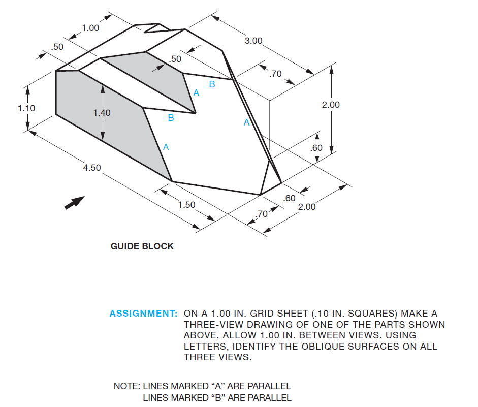 please draw using auto cadGUIDE BLOCK ASSIGNMENT: ON | Chegg.com