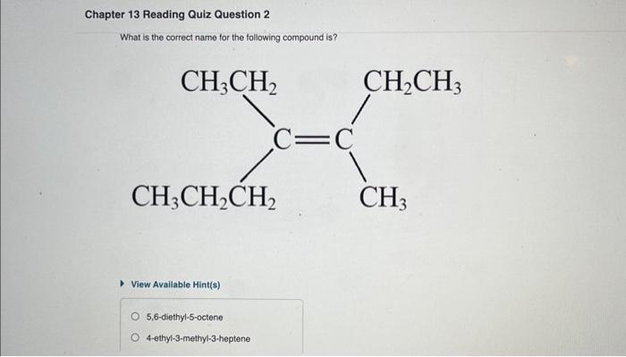 Solved Chapter 13 Reading Quiz Question 2 What is the | Chegg.com