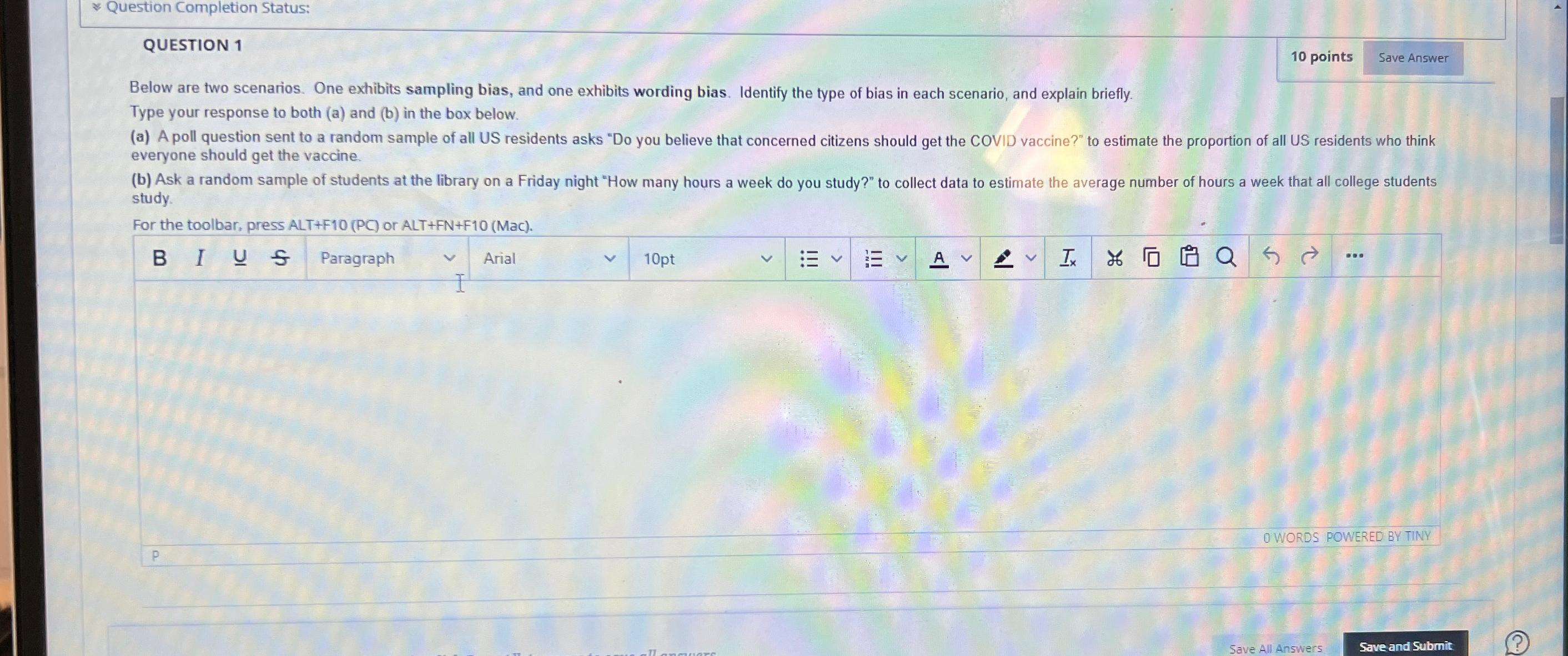 Solved Question Completion Status:QUESTION 110 ﻿pointsSave | Chegg.com