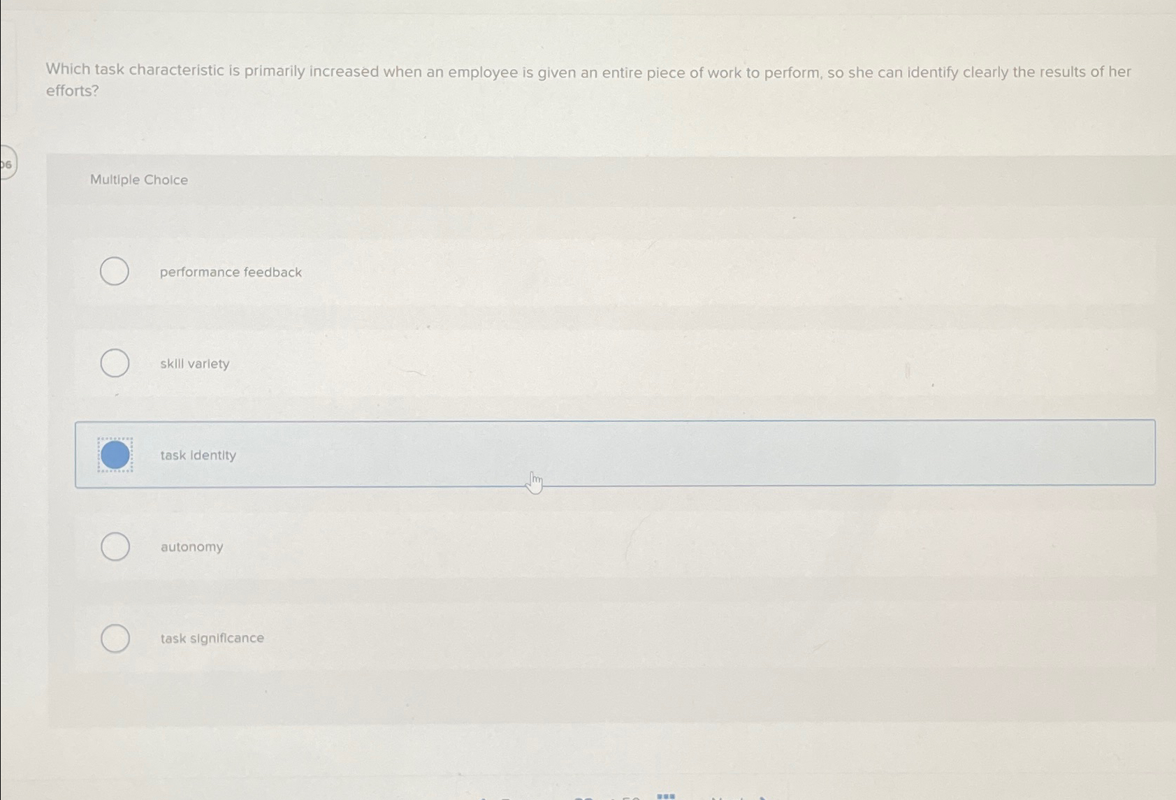 Solved Which task characteristic is primarily increased when | Chegg.com