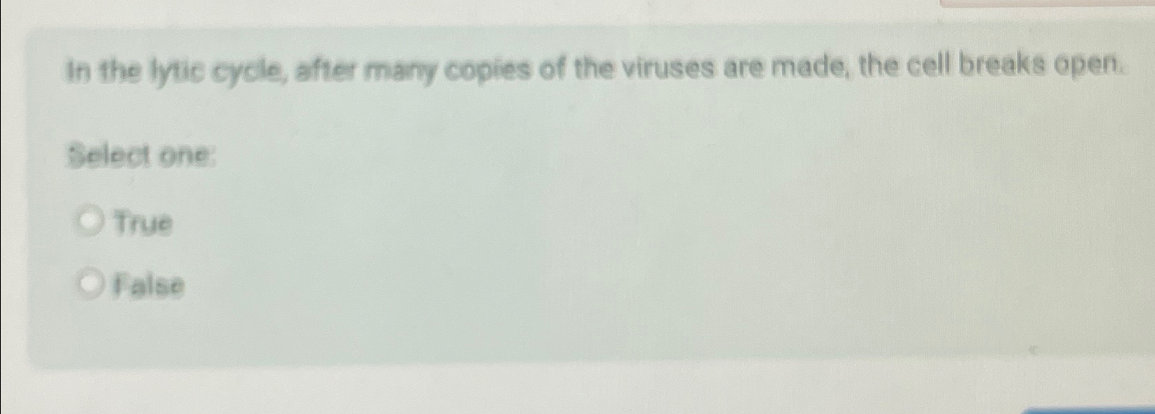 Solved In the lytic cycle, affer many copies of the viruses | Chegg.com