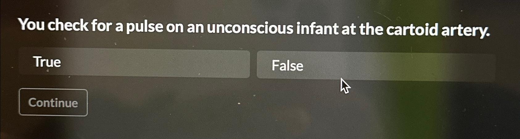 Solved You check for a pulse on an unconscious infant at the | Chegg.com