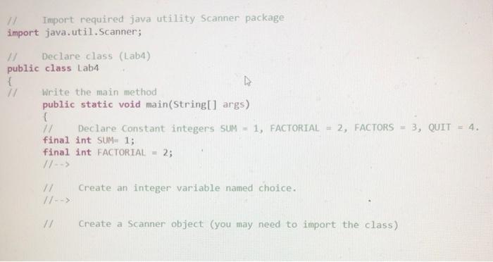 Solved w Import required java utility Scanner package import | Chegg.com