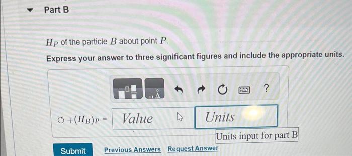 Determine the angular momentum HP of each of the two | Chegg.com