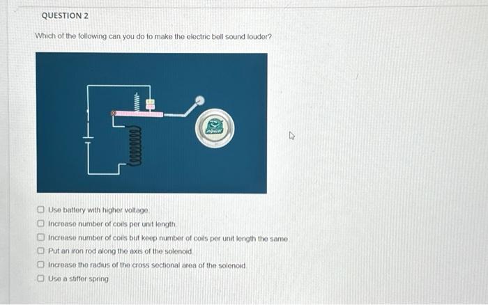 Solved Which of the following can you do to make the | Chegg.com