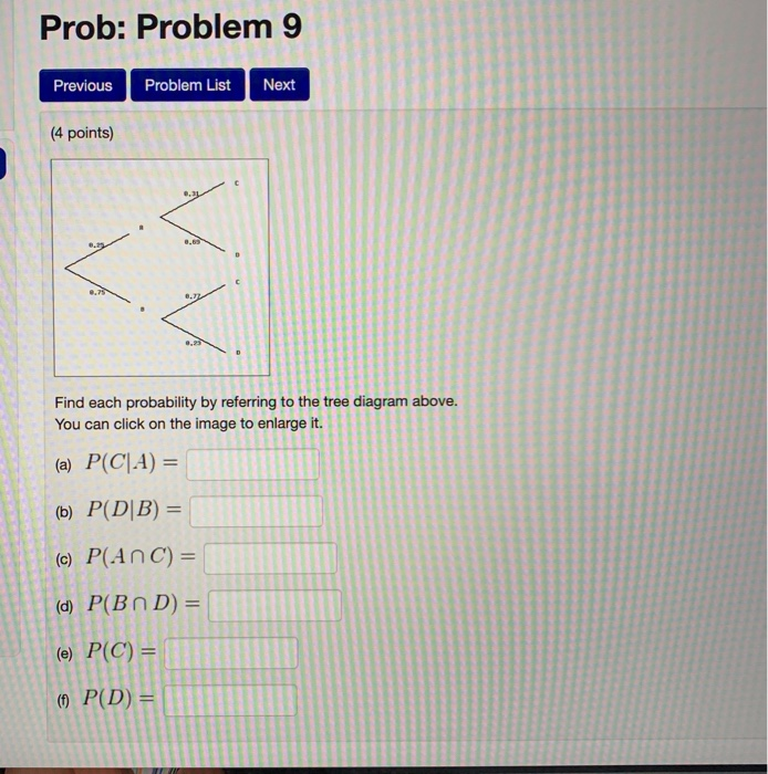 Solved Prob: Problem 9 Problem List Next (4 points) Find | Chegg.com