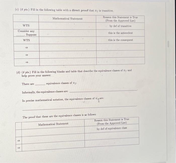 Solved Fill in the proof tables pleaseProblem 1 (22 pts.) | Chegg.com