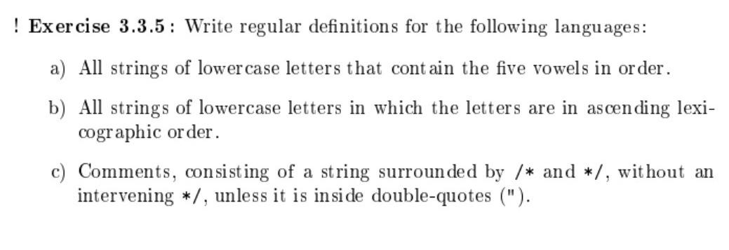 Solved solution "a " ﻿will accept a string without vowels | Chegg.com