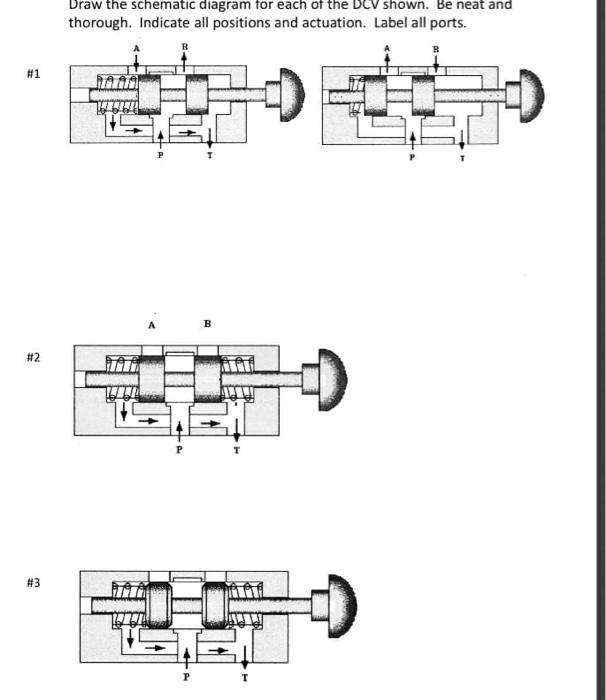 Solved Draw the schematic diagram for each of the DCV shown. | Chegg.com
