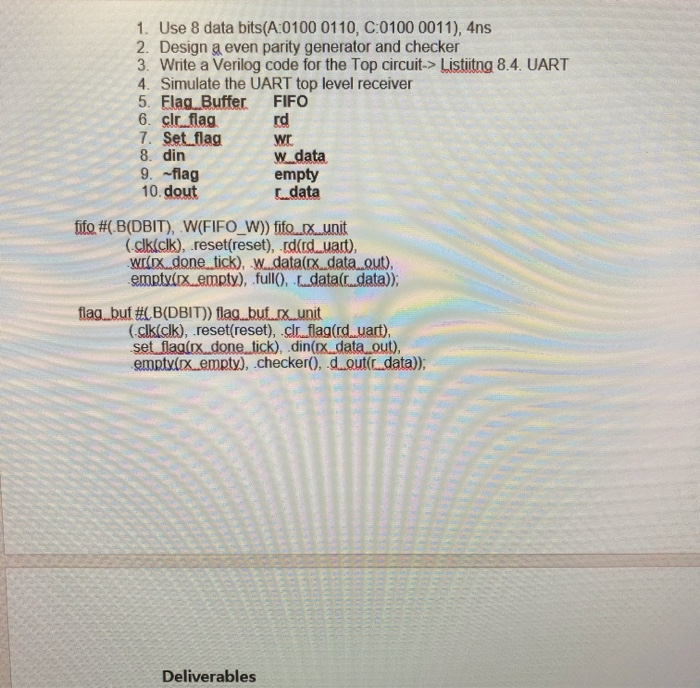 Solved Lab 2 Uart Universal Asynchronous Receiver And