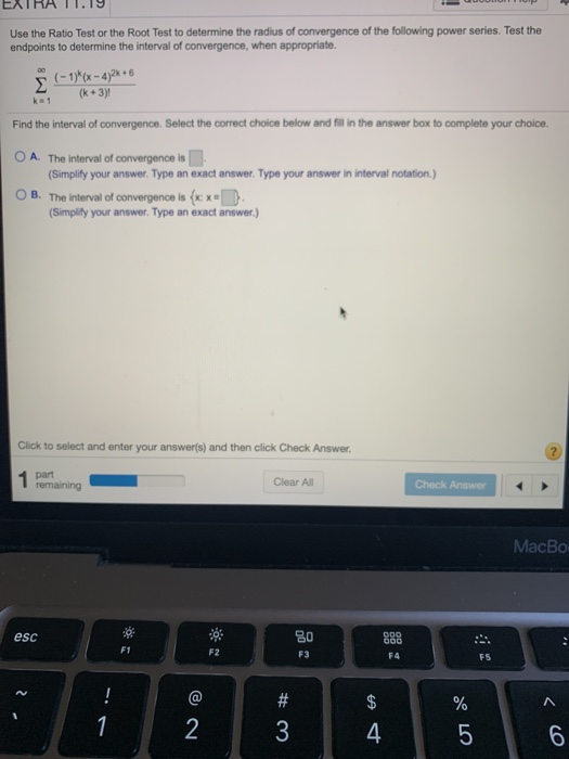 Solved Use the Ratio Test or the Root Test to determine the | Chegg.com