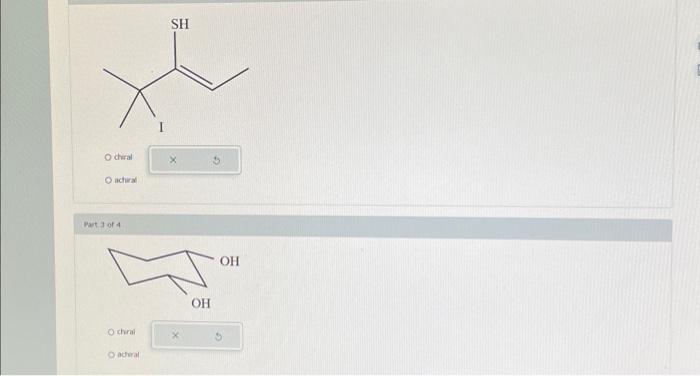 Solved Determine Whether each compound is chiral or | Chegg.com Solved Determine Whether each compound is chiral or | Chegg.com