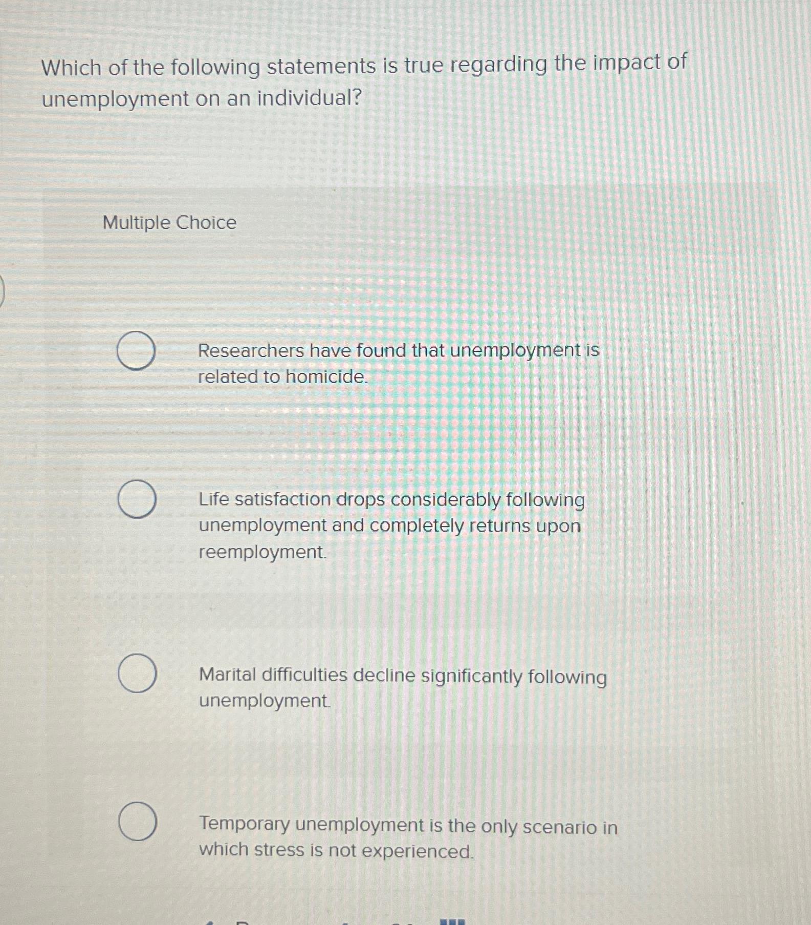 Solved Which of the following statements is true regarding | Chegg.com
