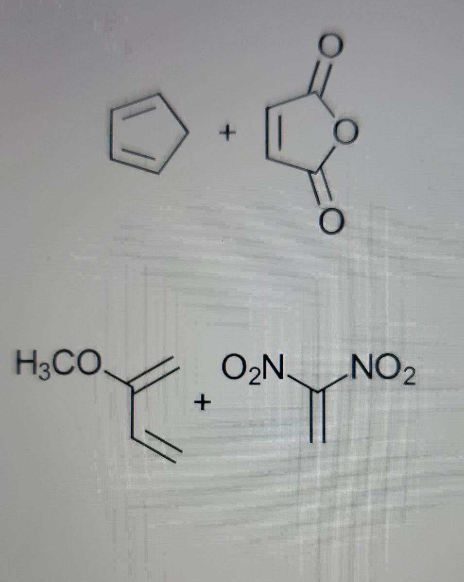 Solved + H3CO O2N NO2 + | Chegg.com