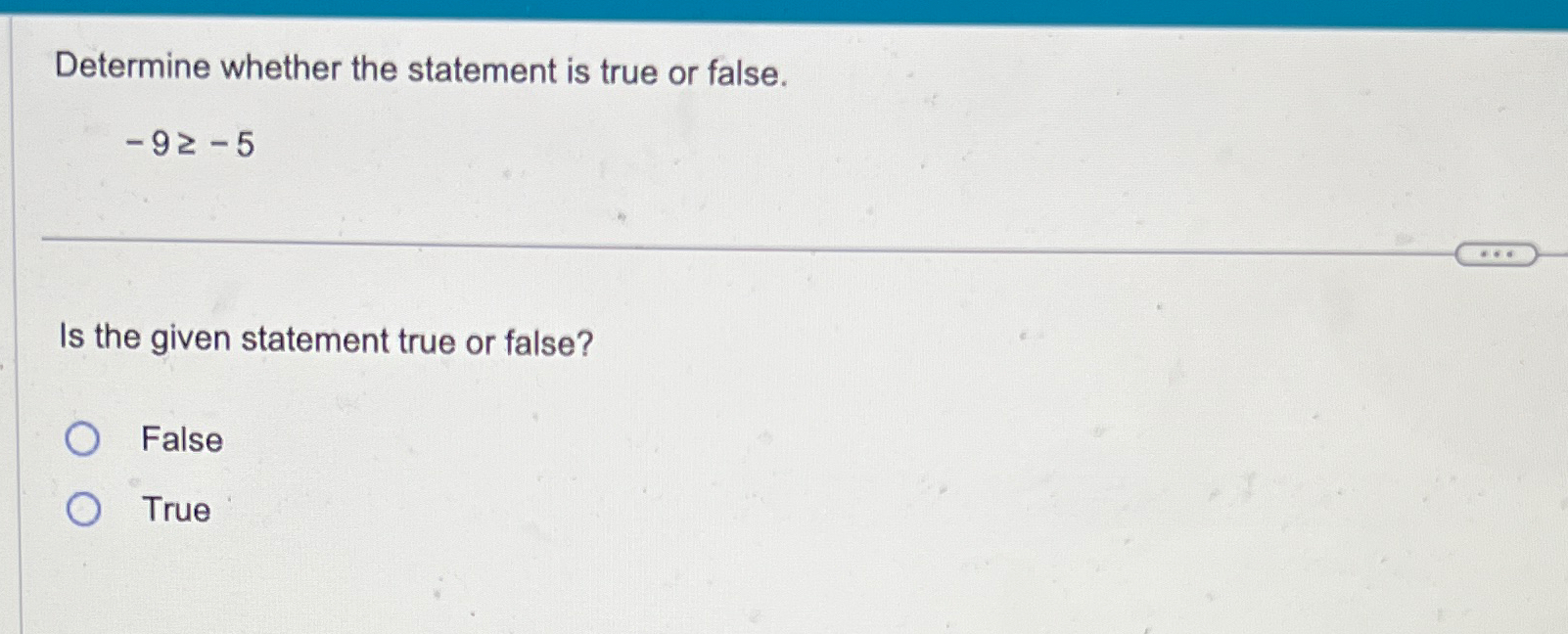 Solved Determine whether the statement is true or | Chegg.com